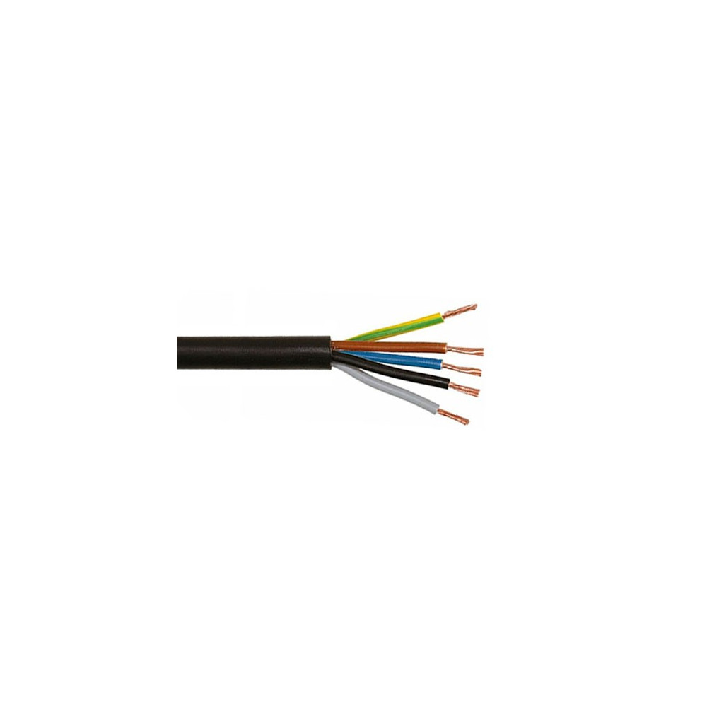 Cable RVK 0,6/1kV 5x1,5 mm2 negro - Seguridad y durabilidad