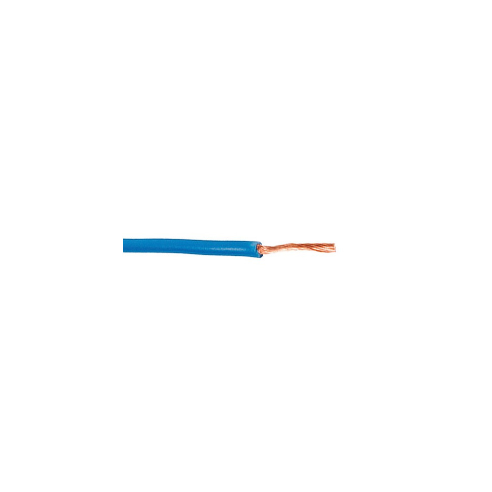 Cable eléctrico flexible 6 mm² Azul H07Z1-K