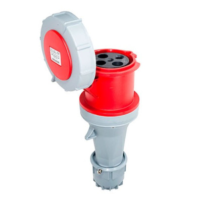 Base aérea Cetac 63A, IP67, 3P+T, para entornos industriales