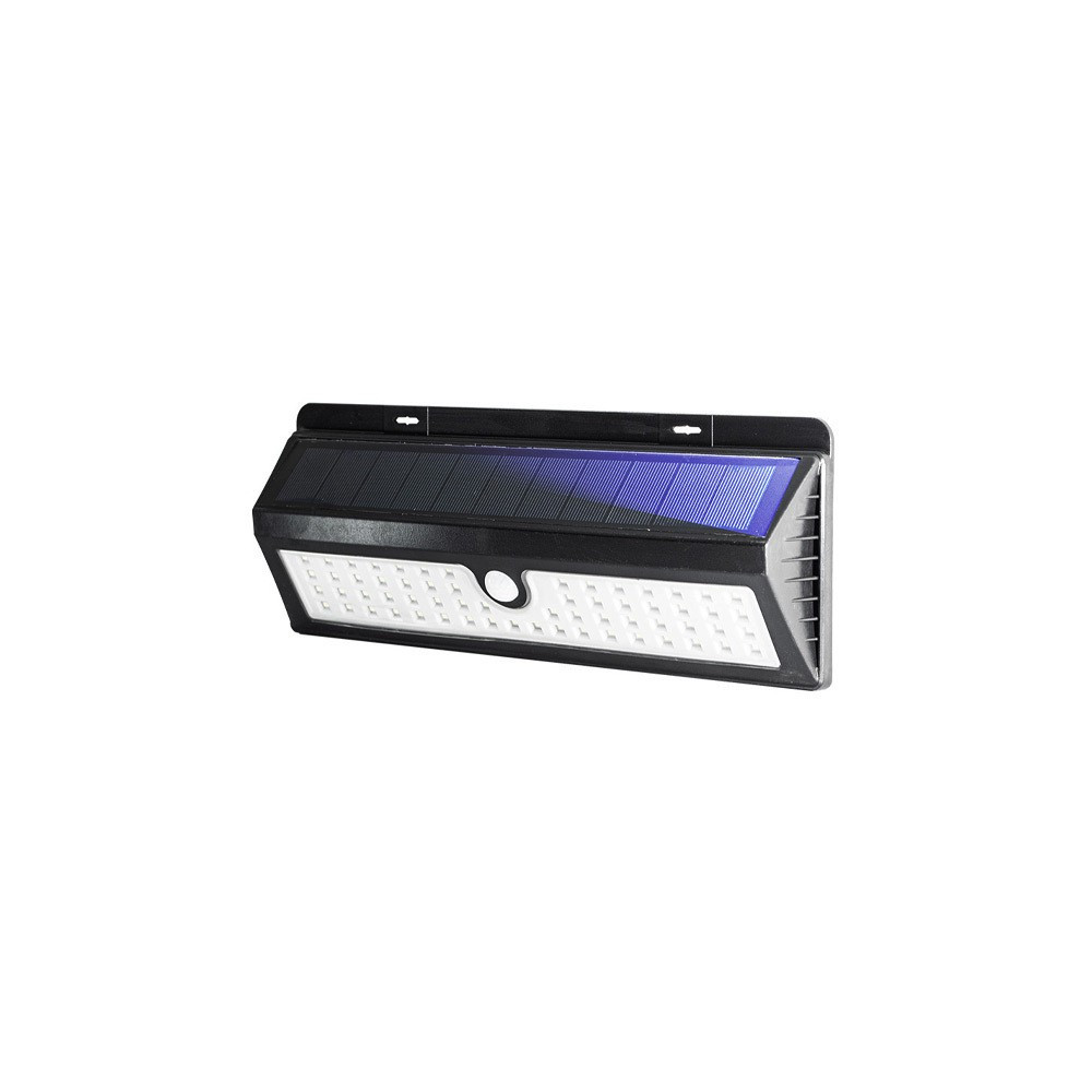 Aplique solar LED 5,5W con sensores, luz fría