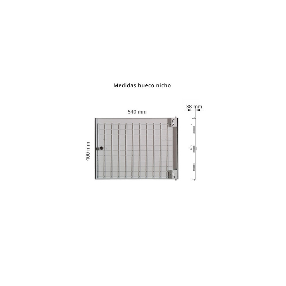 Puerta panelable contador CPM-1 D2 de 54x40 cm