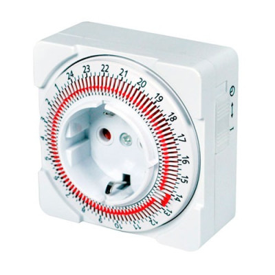 Programador horario analógico compacto 24H - 3.500W