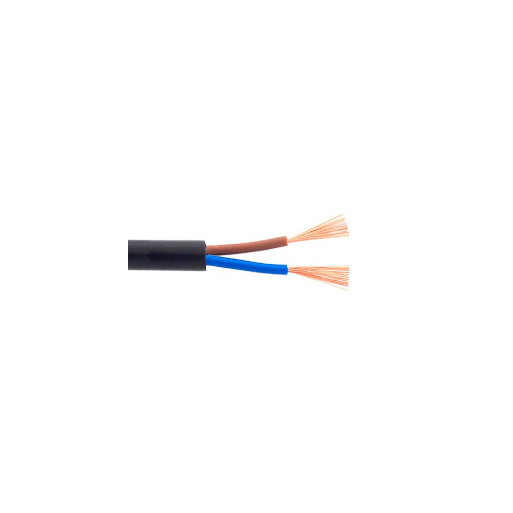 Cable RVK 0,6/1kV 2x1,5 mm2 negro - Doble aislamiento